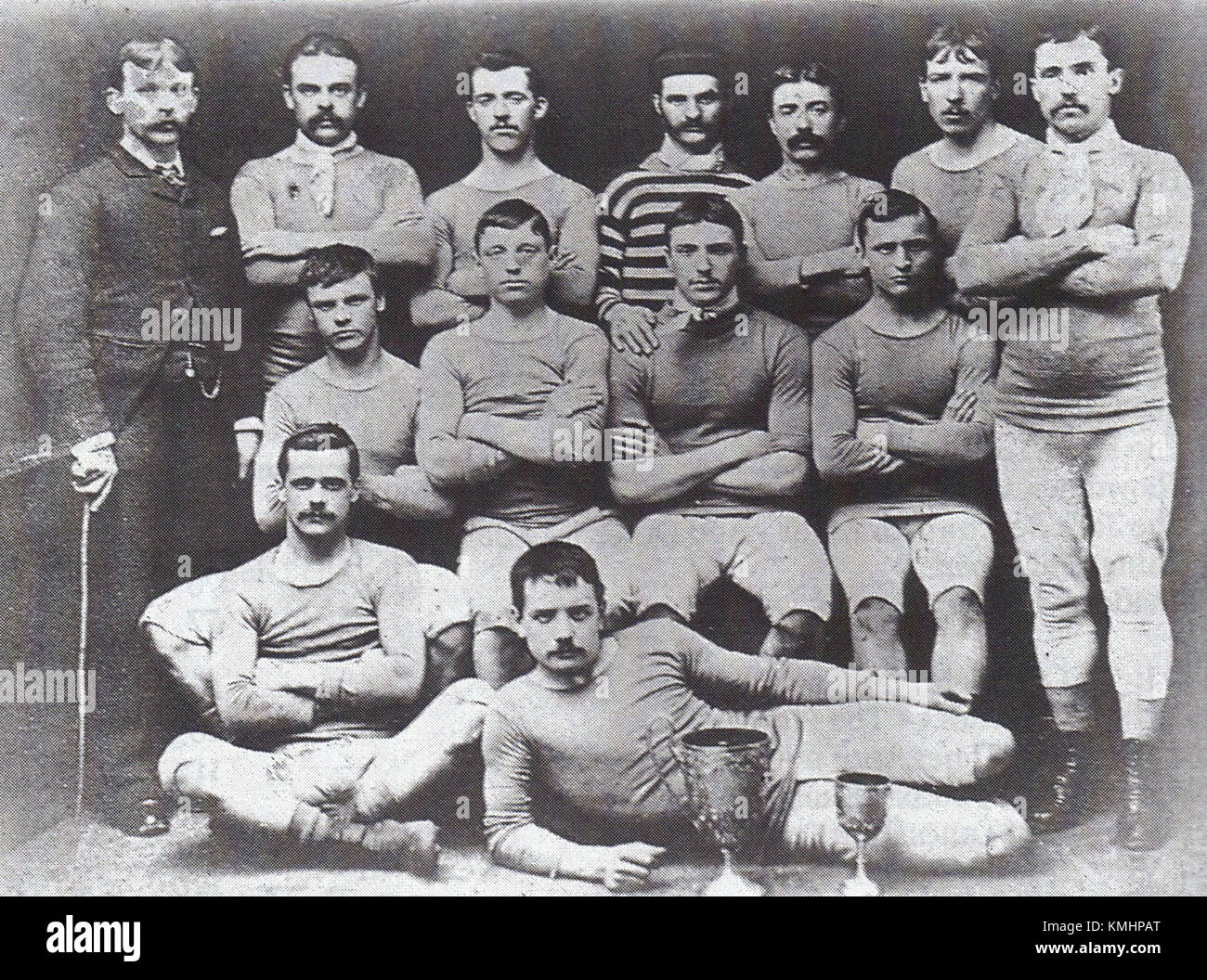 The Blackburn Olympic 1882 football team, often regarded as the first ...