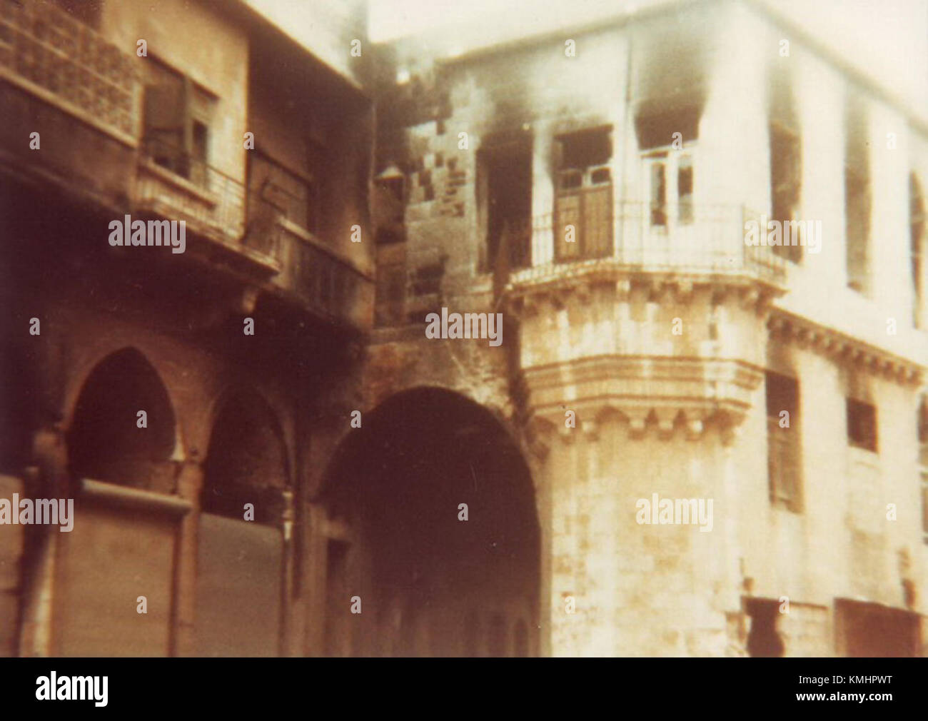 This image was taken after the Hama Massacre, a tragic event that ...