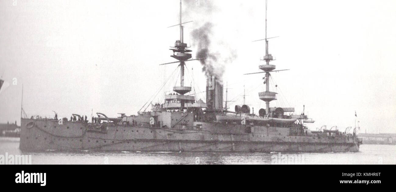 HMS Prince George (1895 Stock Photo - Alamy