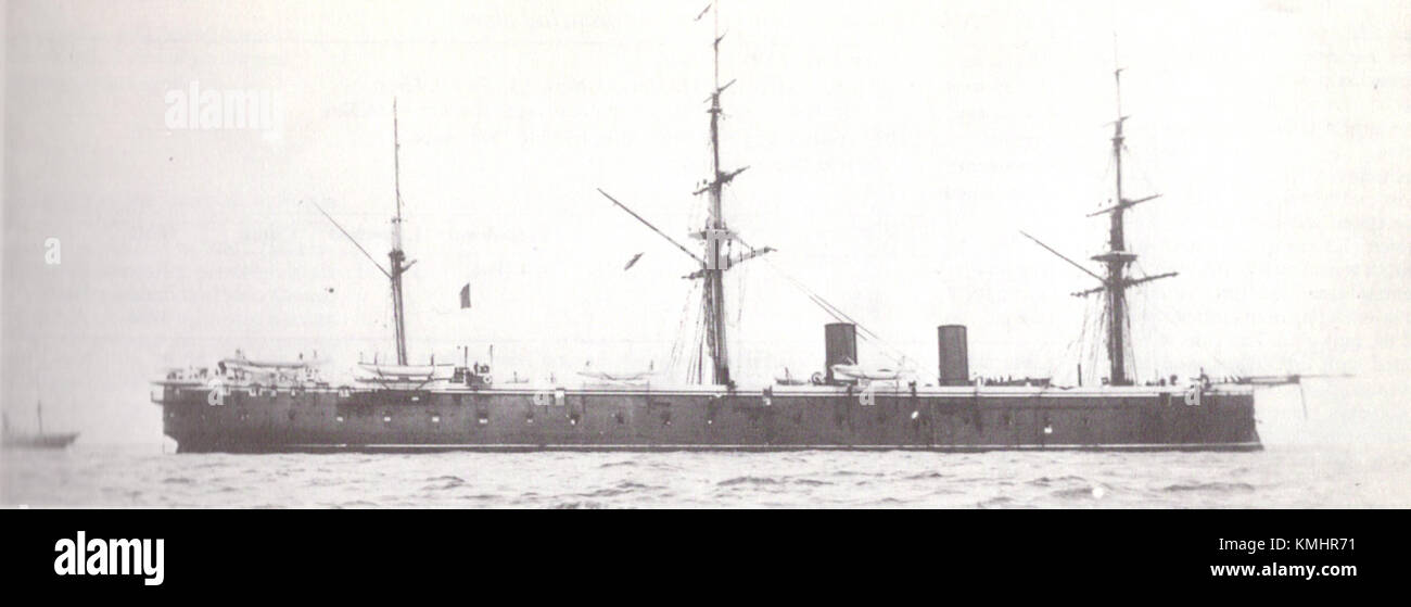 HMS Minotaur, a British Royal Navy warship commissioned in 1863, was an ...