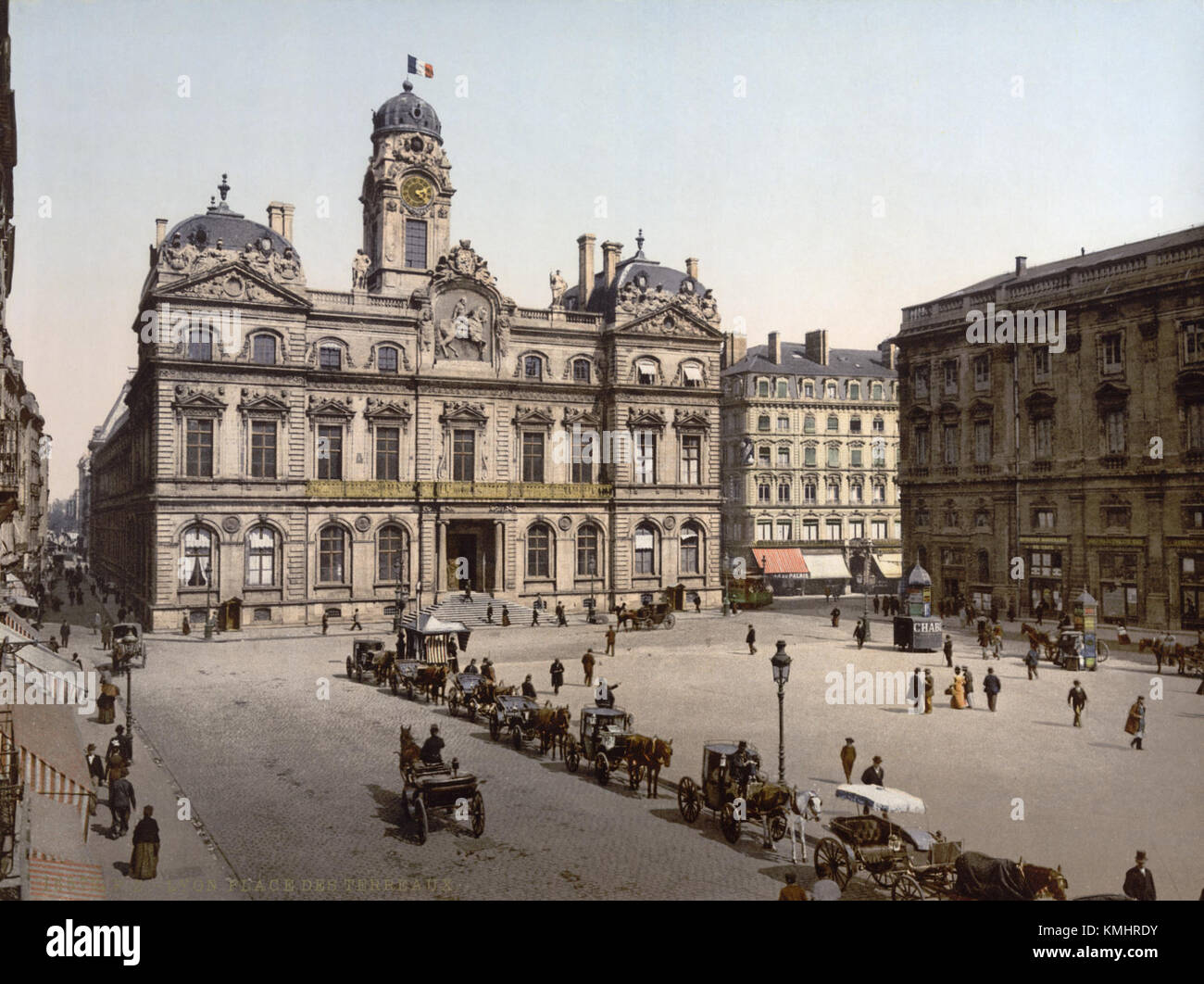 The Place des Terreaux in Lyon, France, is a historical public square ...