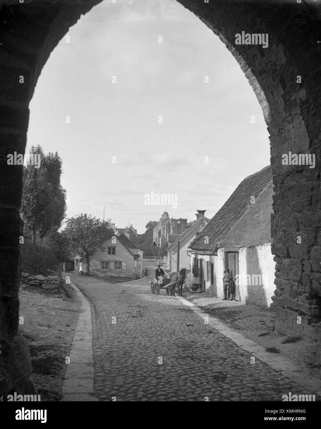 The Visby Ringwall (Visby Ringmur) in Gotland, Sweden, is a well ...