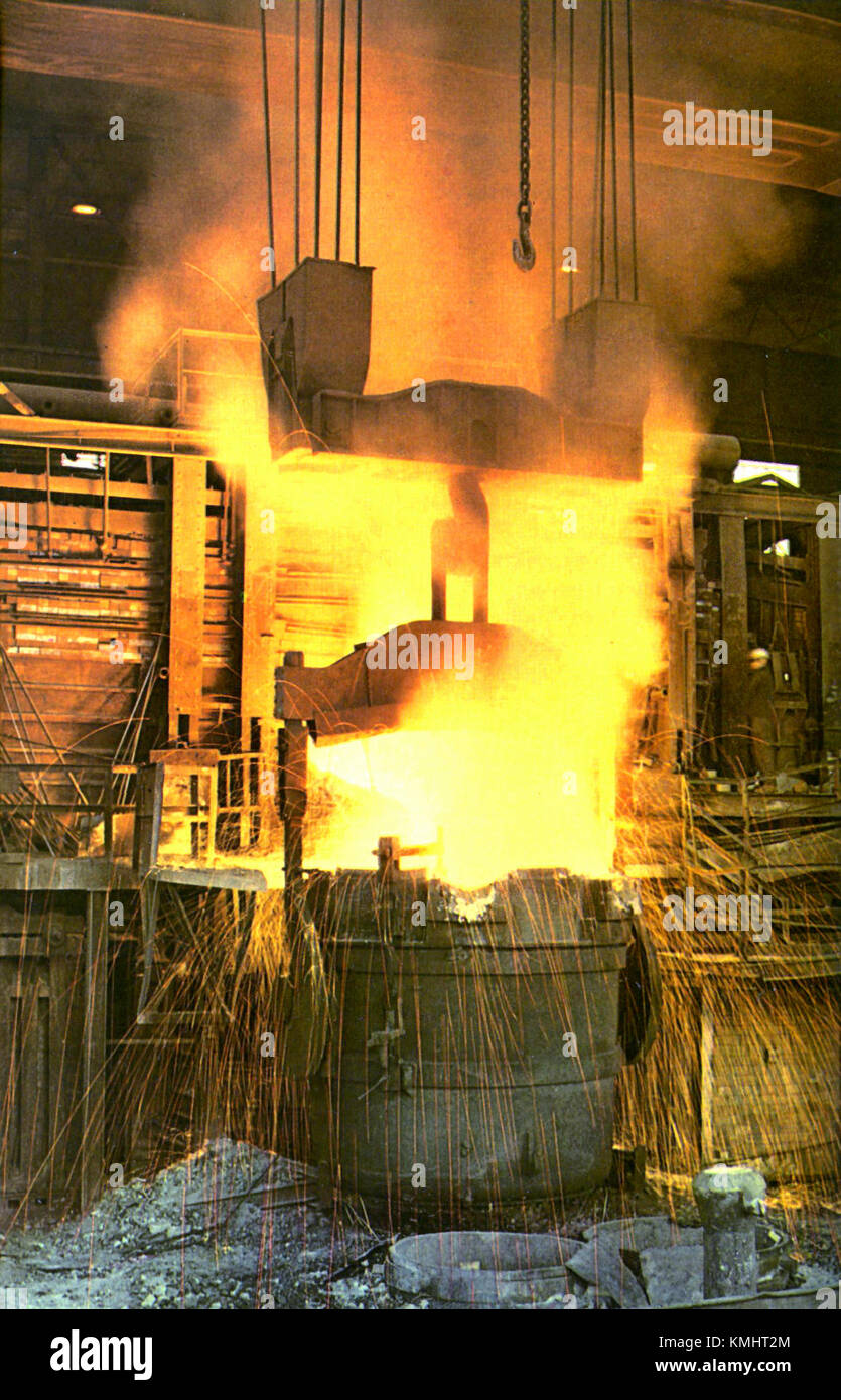 Steel furnaces in operation hi-res stock photography and images - Alamy