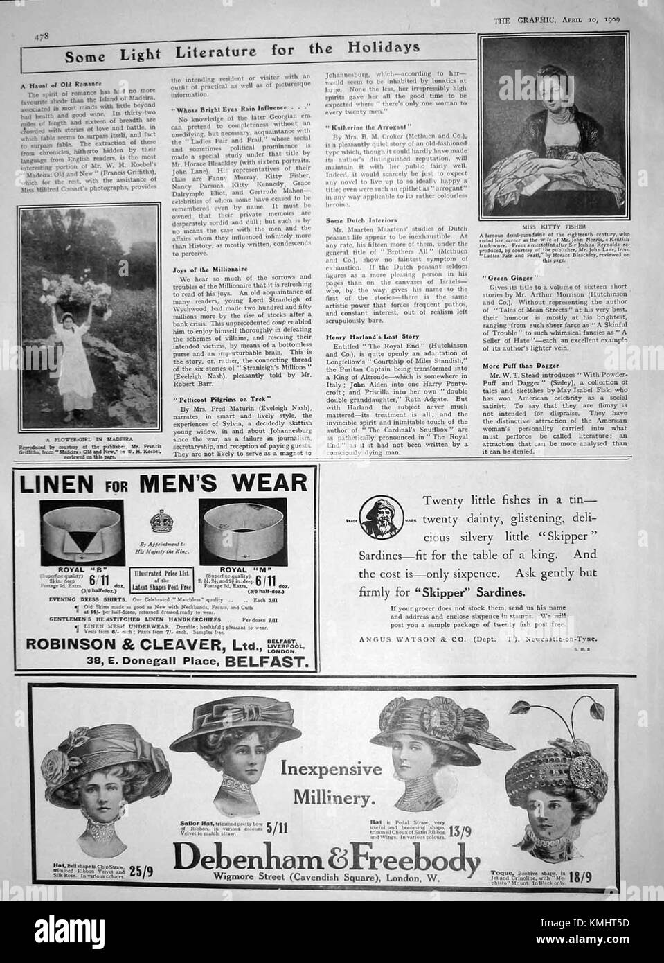 The Graphic is a historical publication from 1909, and page 478 ...