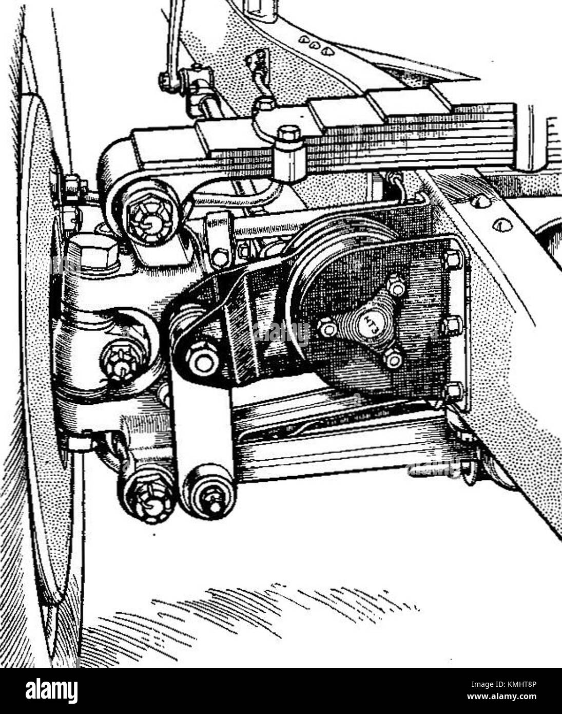 The Alvis front suspension system, as detailed in the 13th edition of ...