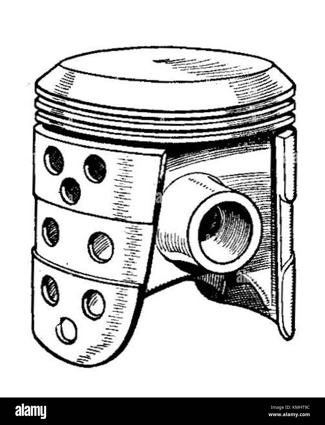 The Ricardo slipper piston, featured in the 13th edition of the Autocar ...