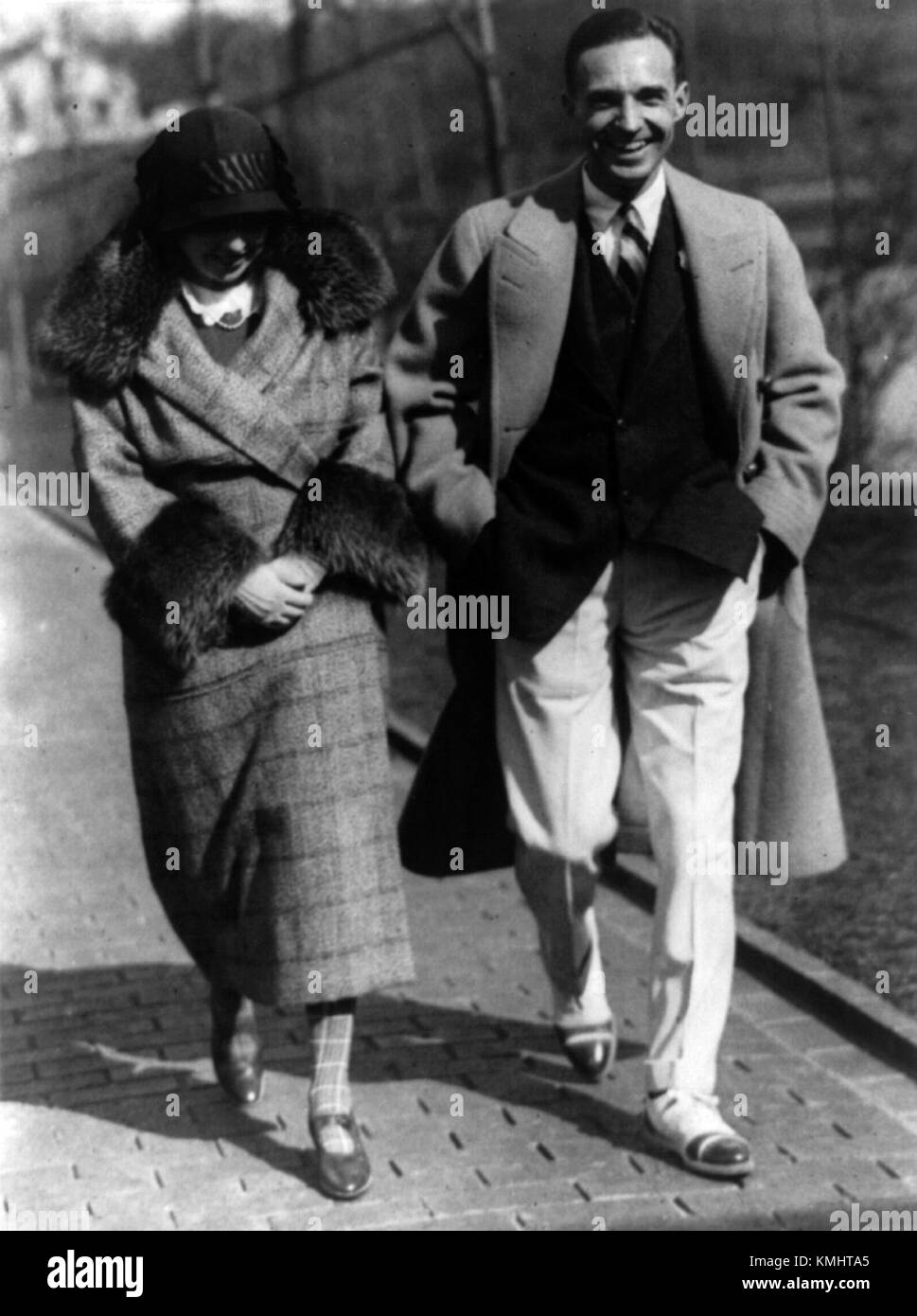 This image features Mr. and Mrs. Edsel Ford, prominent American ...