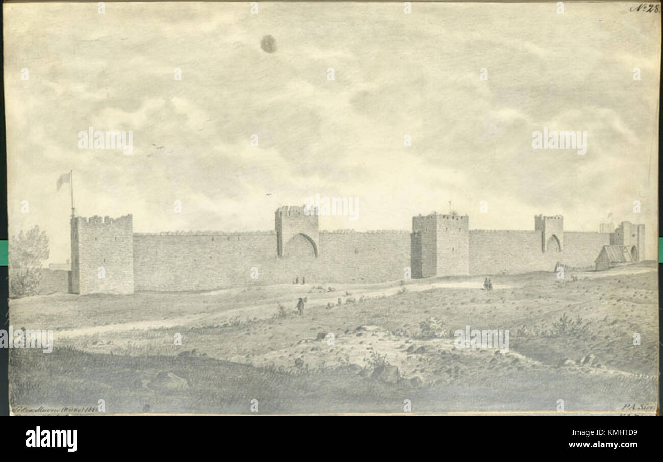 The Visby ringmur, or the Visby city wall, is a historic medieval wall ...