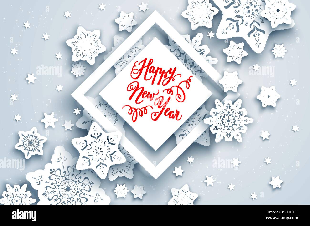 Snow frame Stock Vector Images - Alamy
