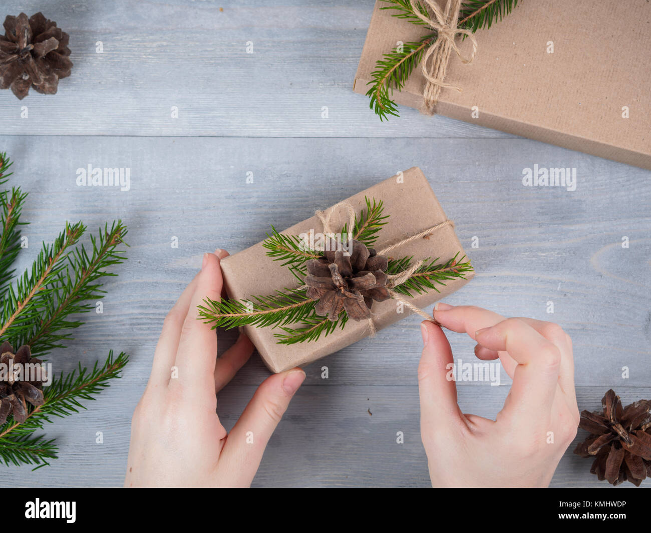 Unpacking unpacking fir tree hi-res stock photography and images - Alamy