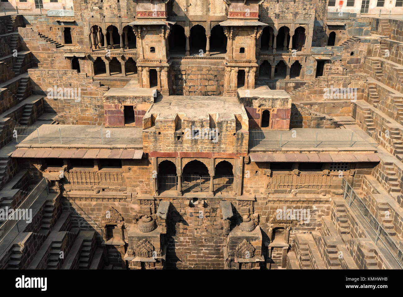 The famous Chand Baori Stepwell Stock Photo - Alamy