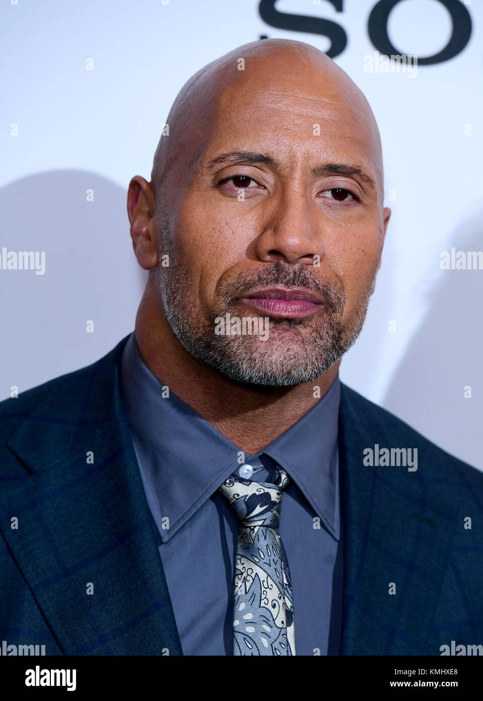 Dwayne johnson portrait hi-res stock photography and images - Alamy