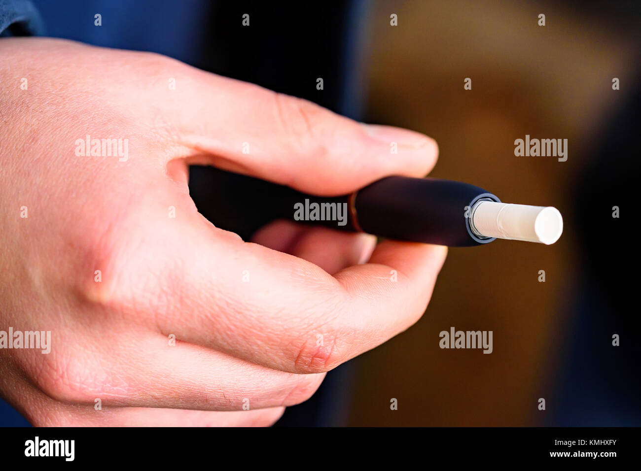 Tobacco heating system or electronoc cigarette Stock Photo - Alamy