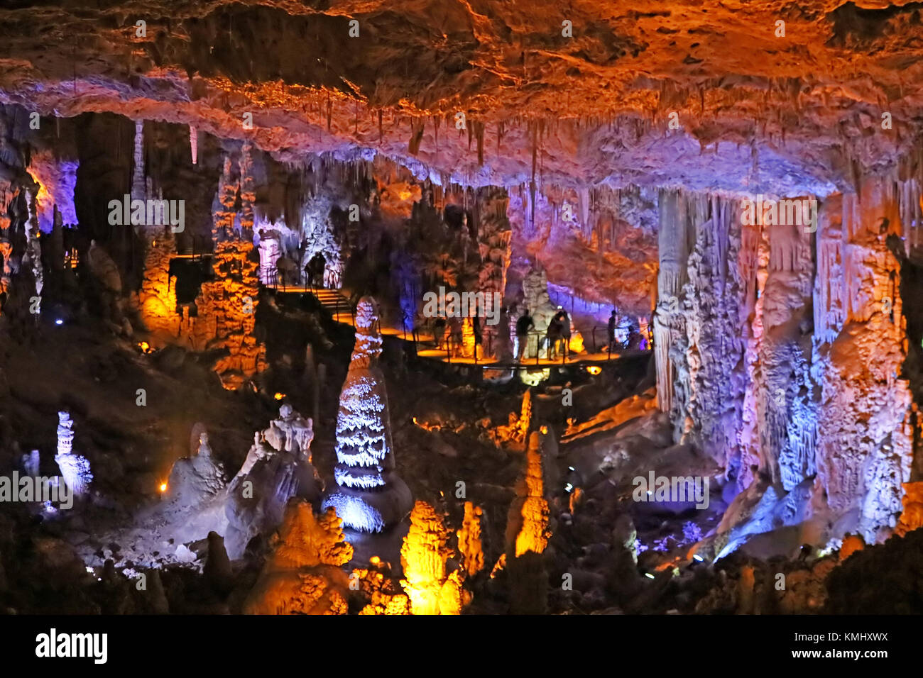 BEIT-SHEMESH, ISRAEL - SEPTEMBER 23, 2017: Avshalom Cave, also known as ...