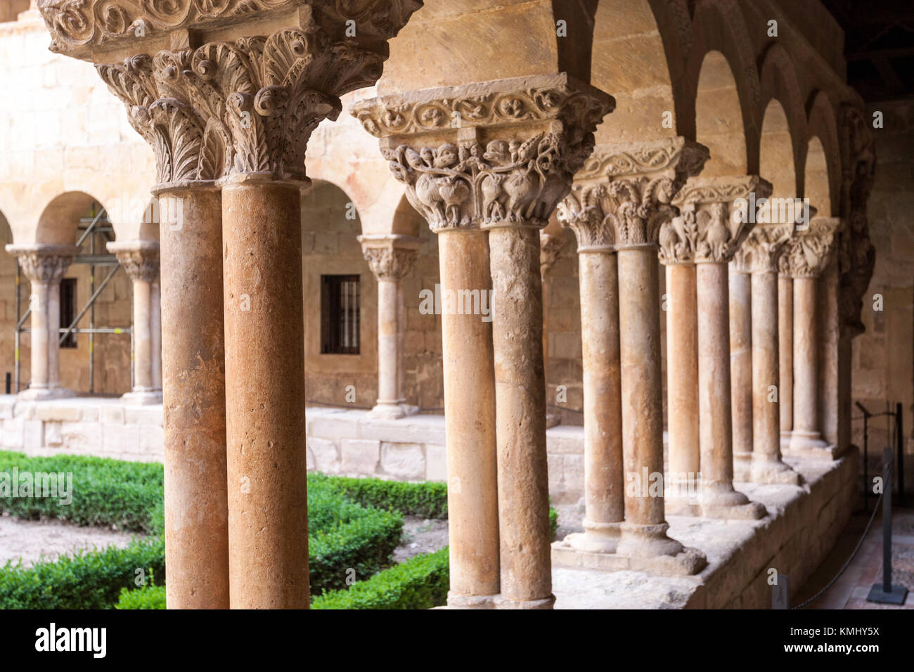 Santo domingo de silos capitals hi-res stock photography and images - Alamy