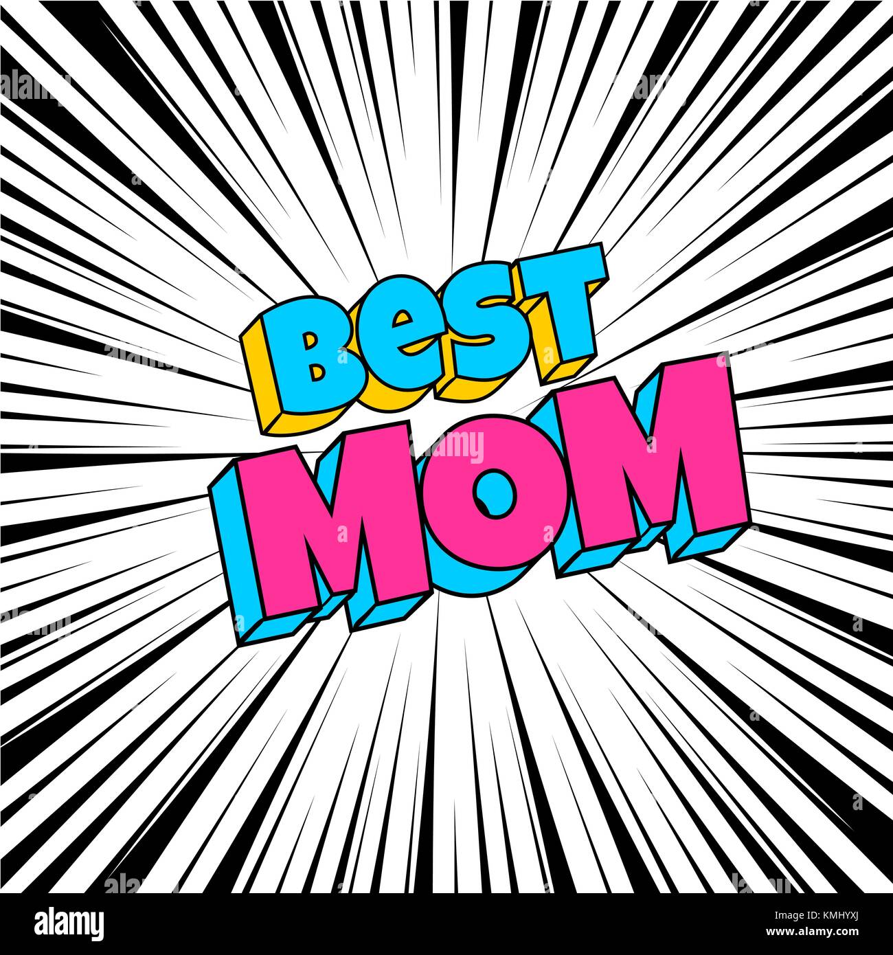Greeting card for mommy mom mother Stock Vector Image & Art - Alamy