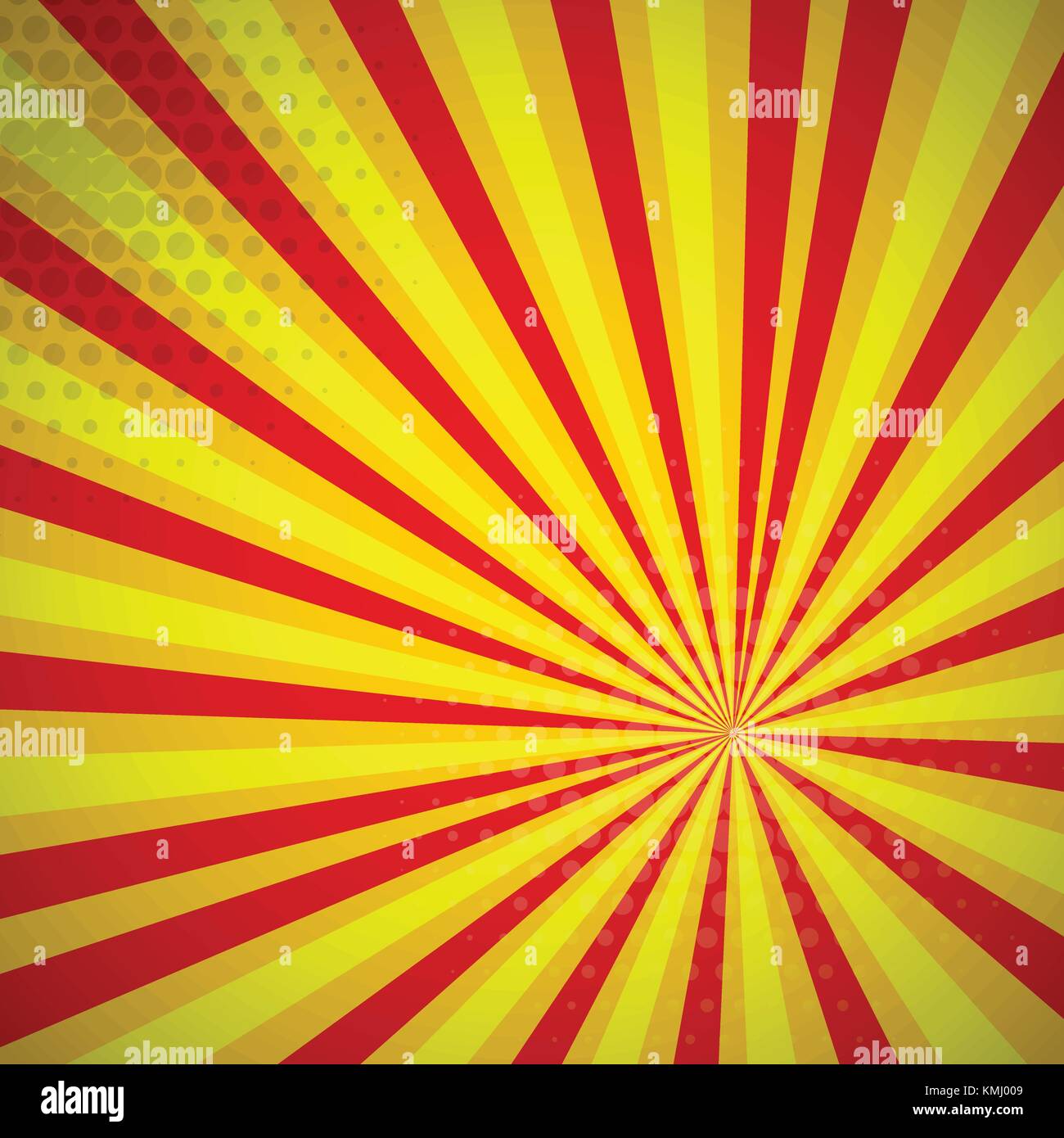 Red comic style radial Stock Vector Images - Alamy