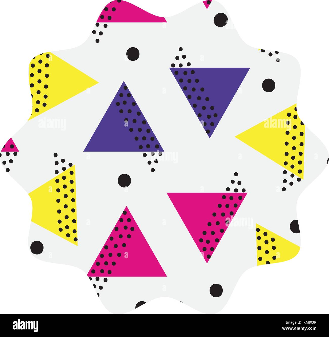 star with geometric style figures background Stock Vector Image & Art ...