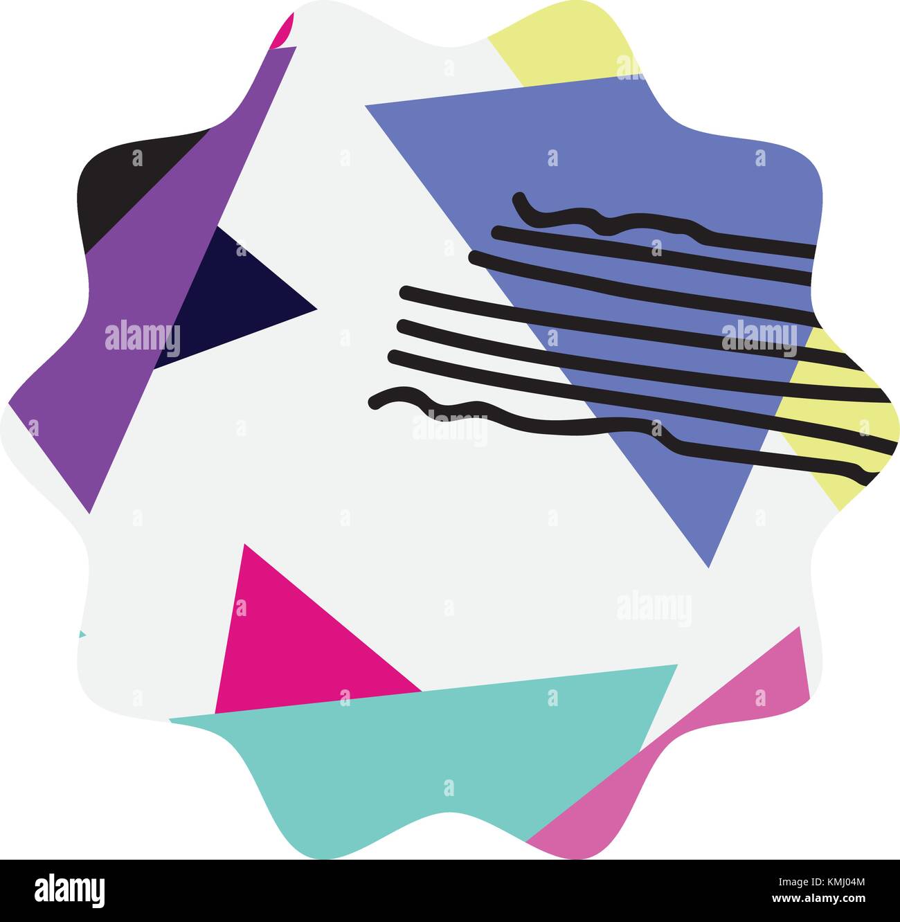 star with geometric figure stye background Stock Vector Image & Art - Alamy