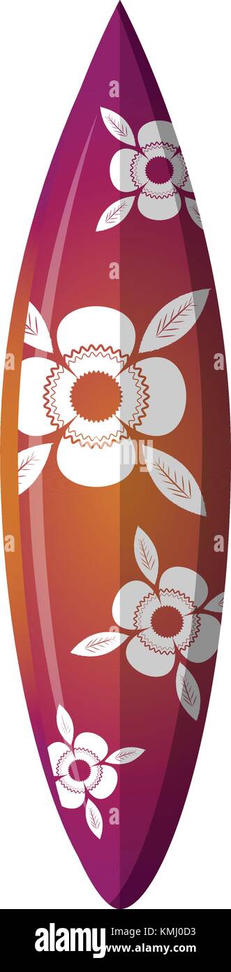 Isolated surfboard illustration Stock Vector Image & Art - Alamy