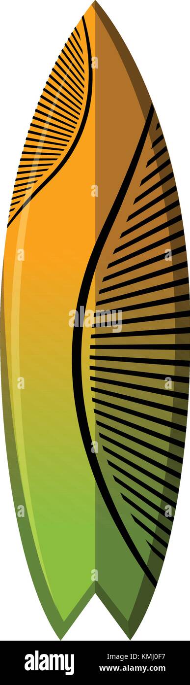 Isolated surfboard illustration Stock Vector Image & Art - Alamy