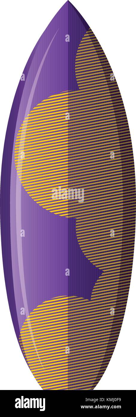 Isolated surfboard illustration Stock Vector Image & Art - Alamy