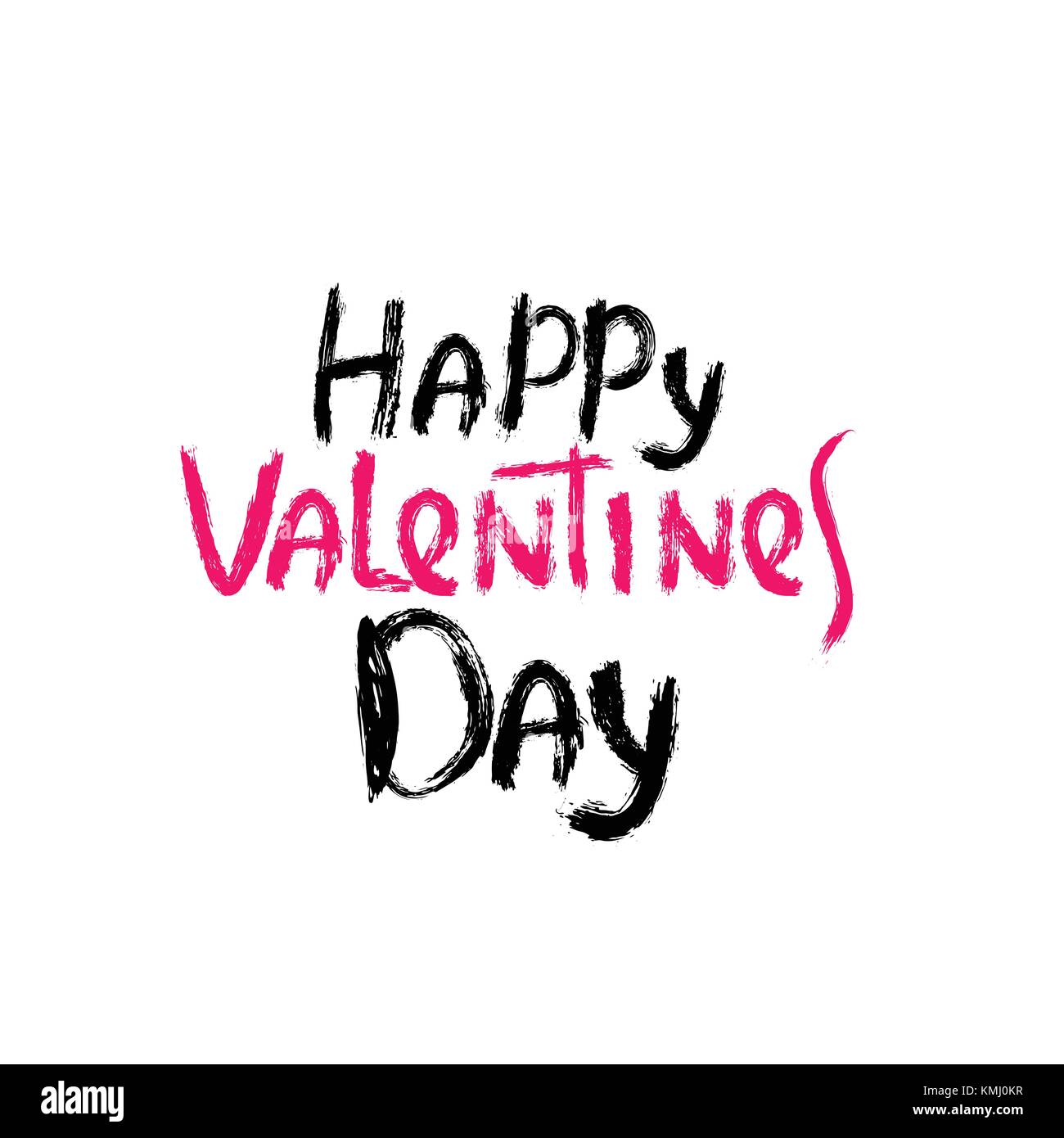 Valentines Day calligraphy lettering Stock Vector Image & Art - Alamy