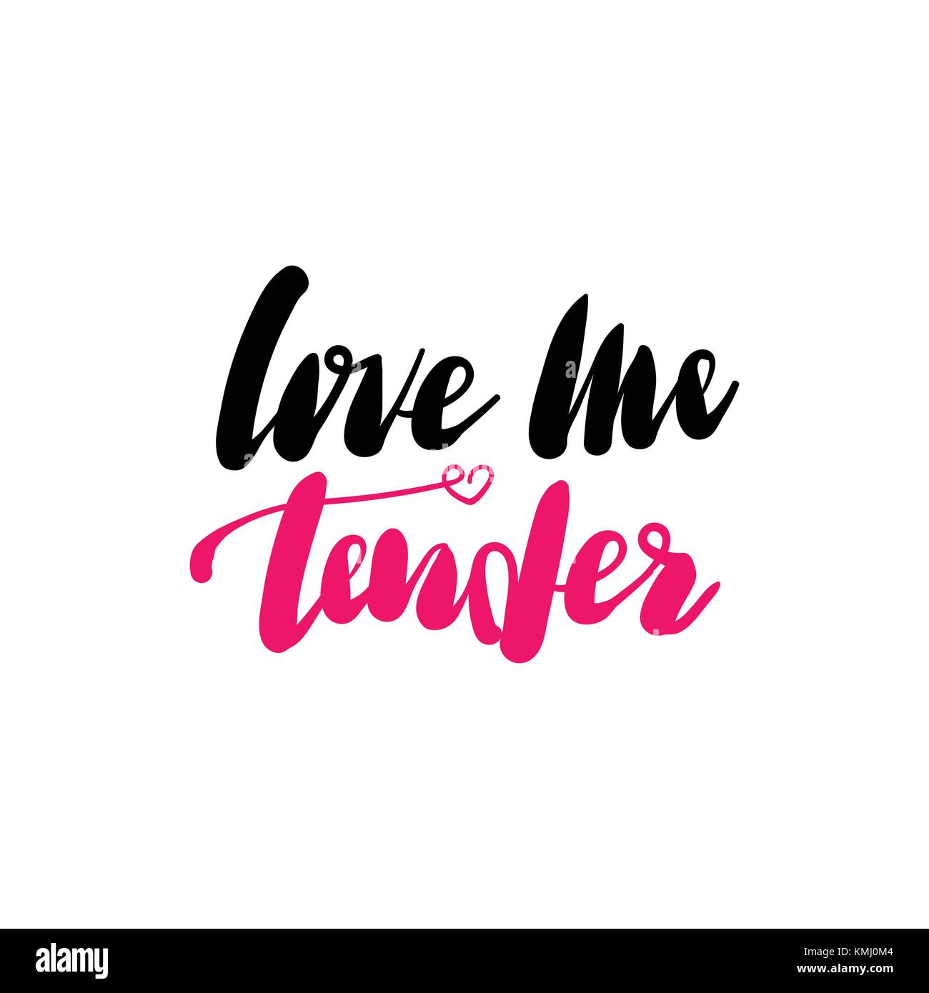 Valentines Day calligraphy lettering Stock Vector Image & Art - Alamy