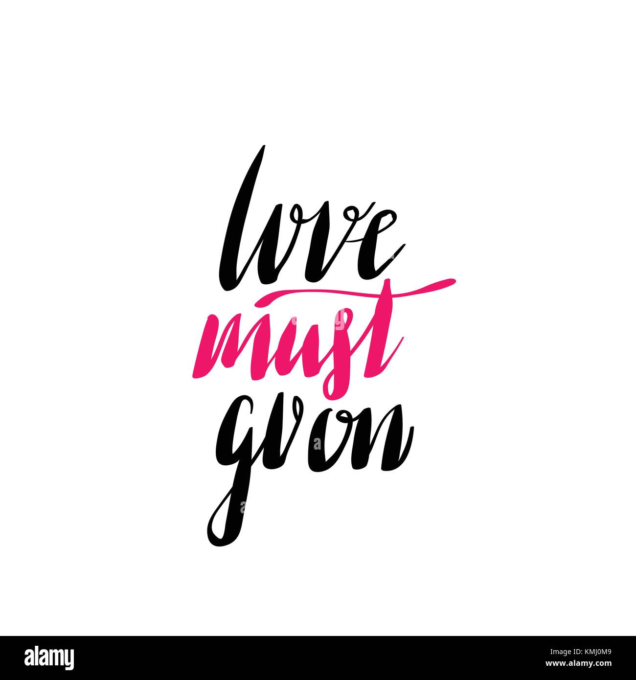 Valentines Day calligraphy lettering Stock Vector Image & Art - Alamy