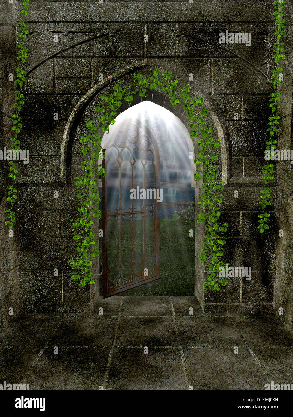 Inside the sanctuary walls Stock Photo - Alamy