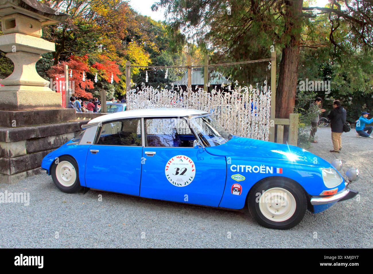 Vintage Car Meeting at Yabo Tenman-gu Shrine in Kunitachi city Western ...