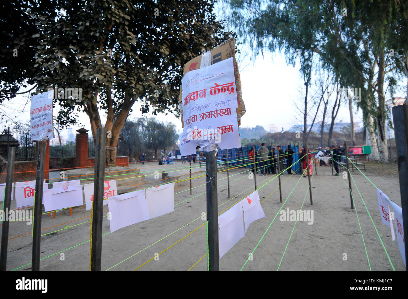 Kathmandu, Nepal. 07th Dec, 2017. Staffs of Nepal Election commissioner ...