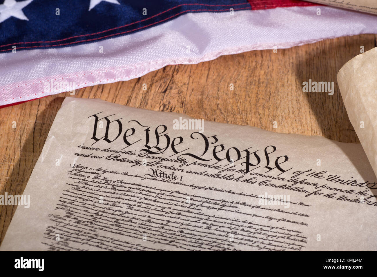 American flag constitution hi-res stock photography and images - Alamy