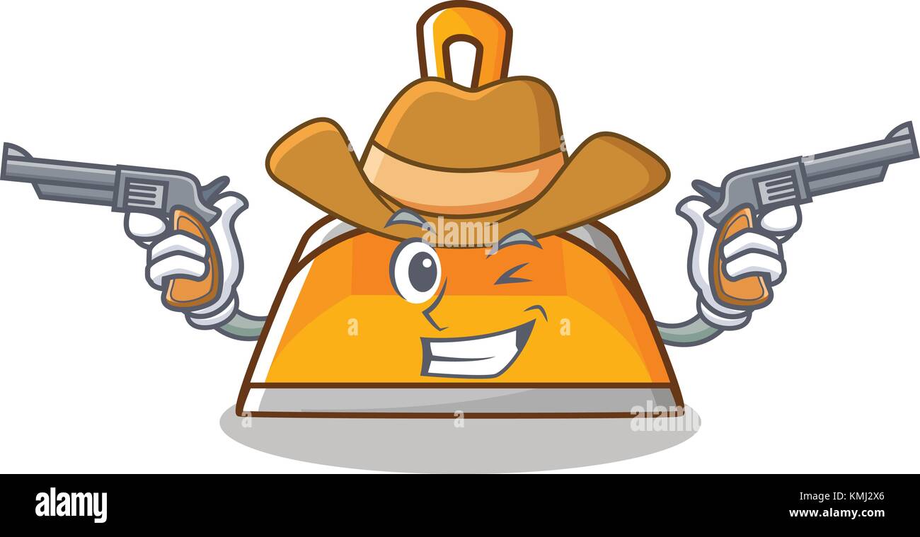 Cowboy dustpan character cartoon style Stock Vector Image & Art - Alamy