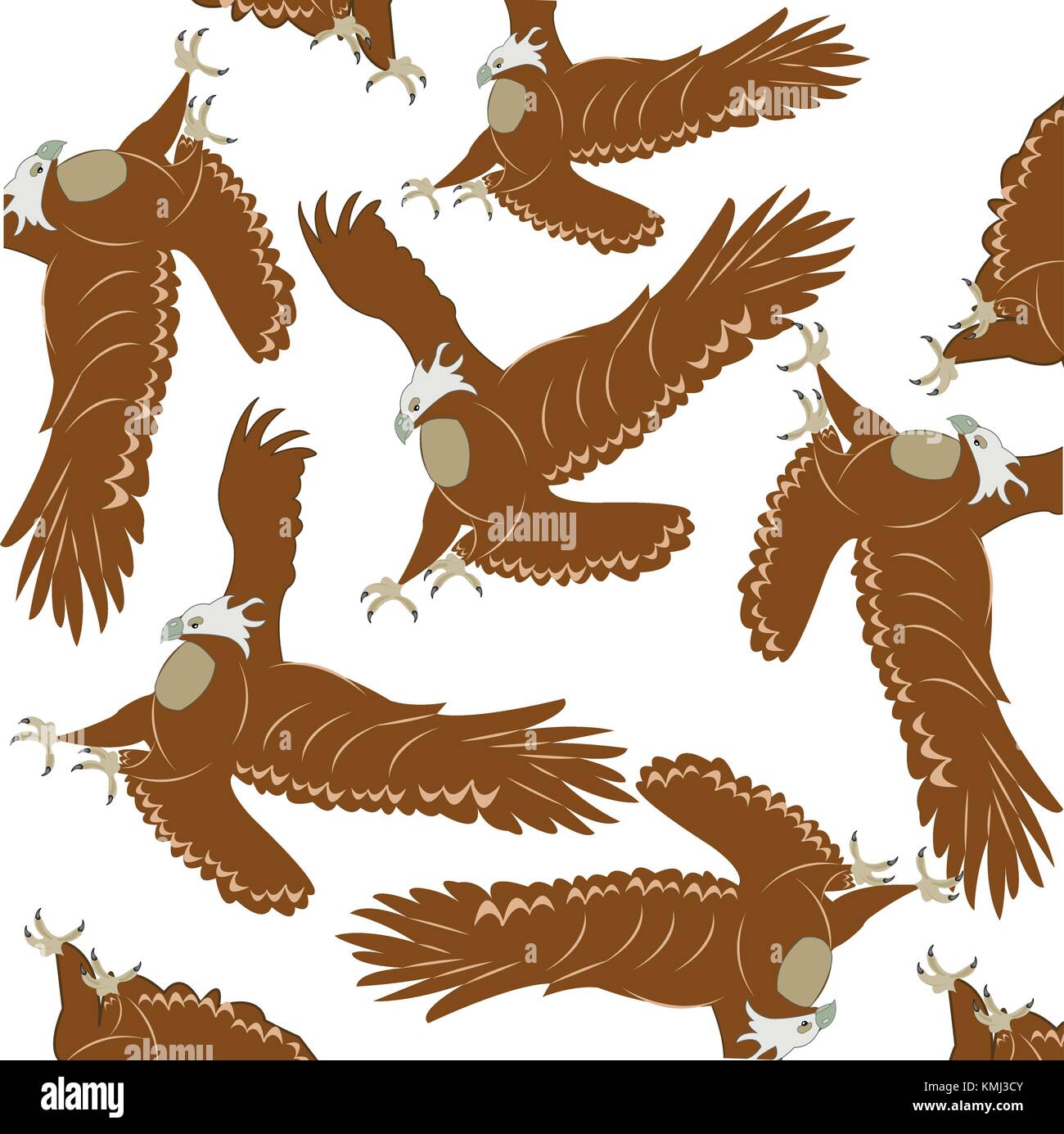 Bird eagle pattern Stock Vector Image & Art - Alamy