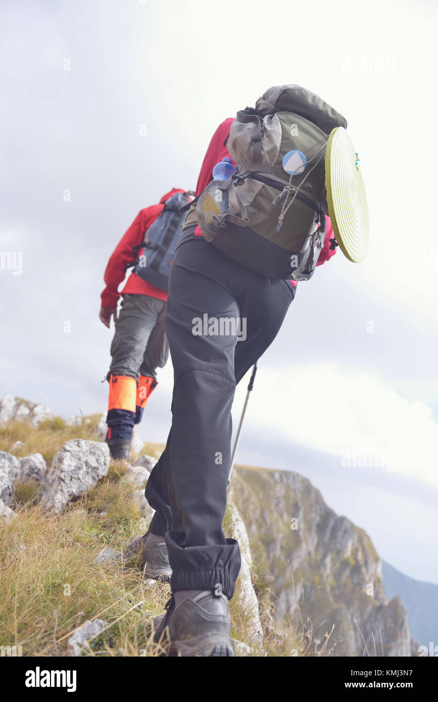 Close up view hikers legs hi-res stock photography and images - Alamy