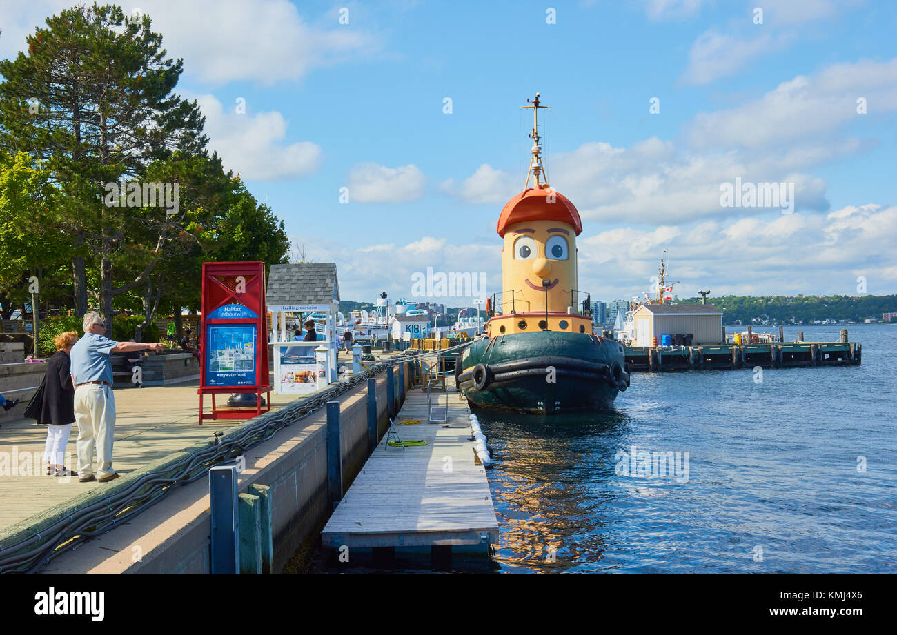 Theodore Too a full-size replica of Theodore Tugboat, star of a ...