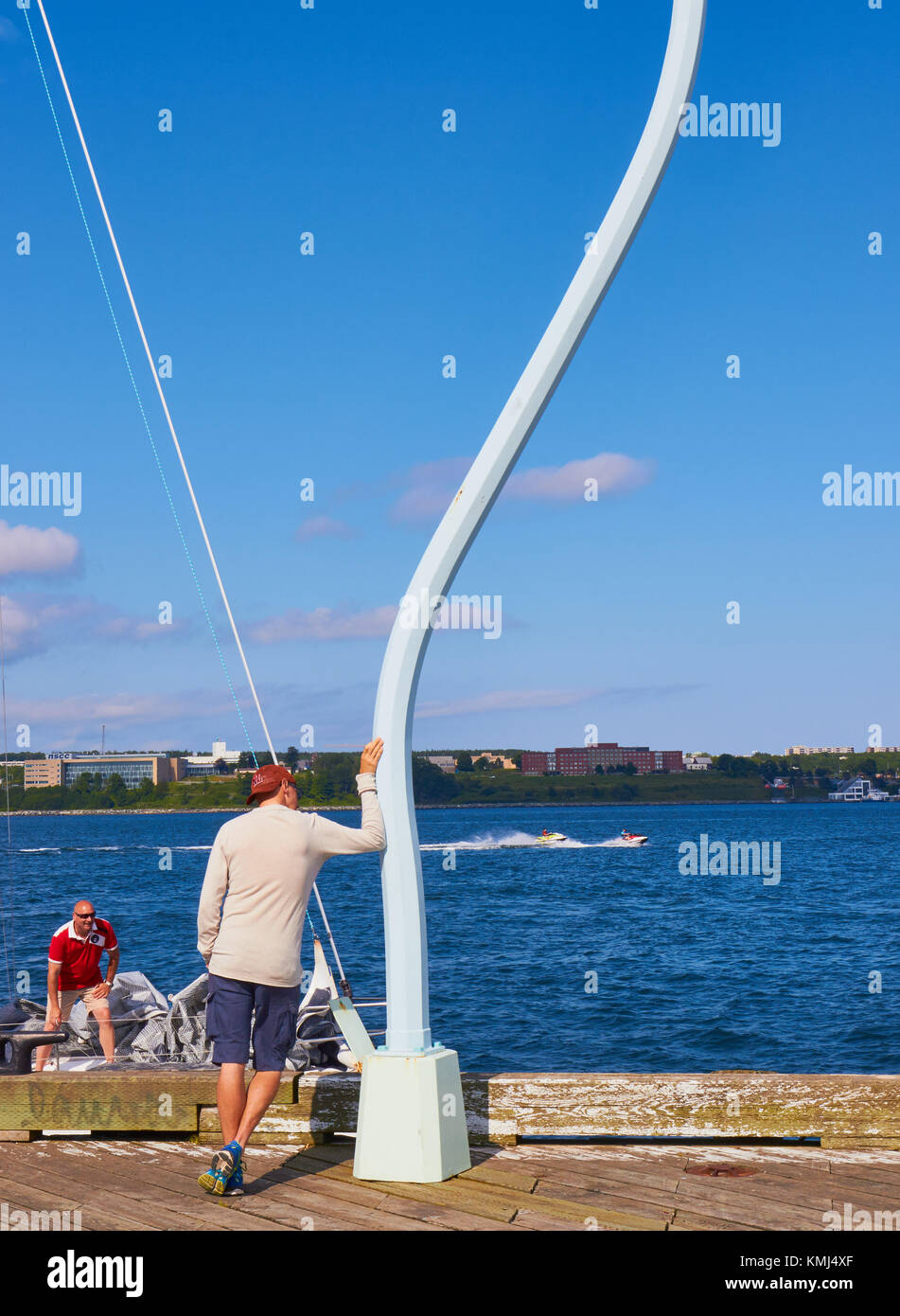 The Way Things Are (2012) street lamp sculpture by Chris Hanson and ...