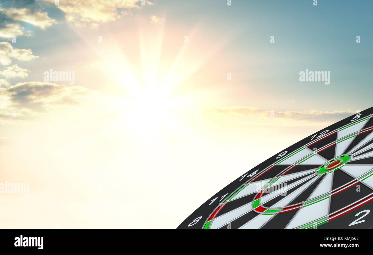 Target dart. 3d illustration Stock Photo - Alamy