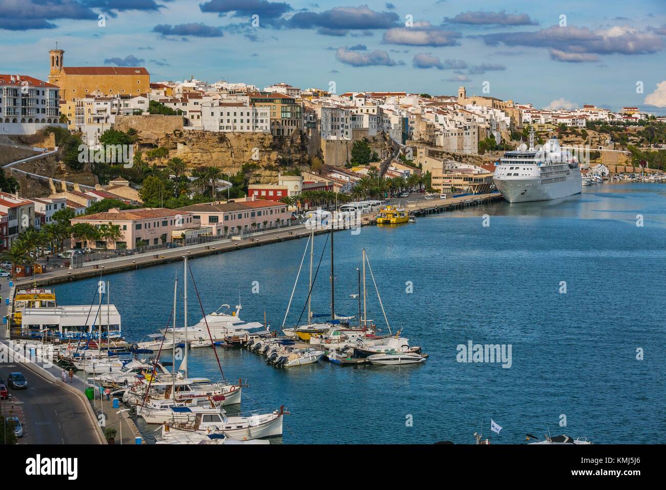 Port of mao minorca hi-res stock photography and images - Alamy