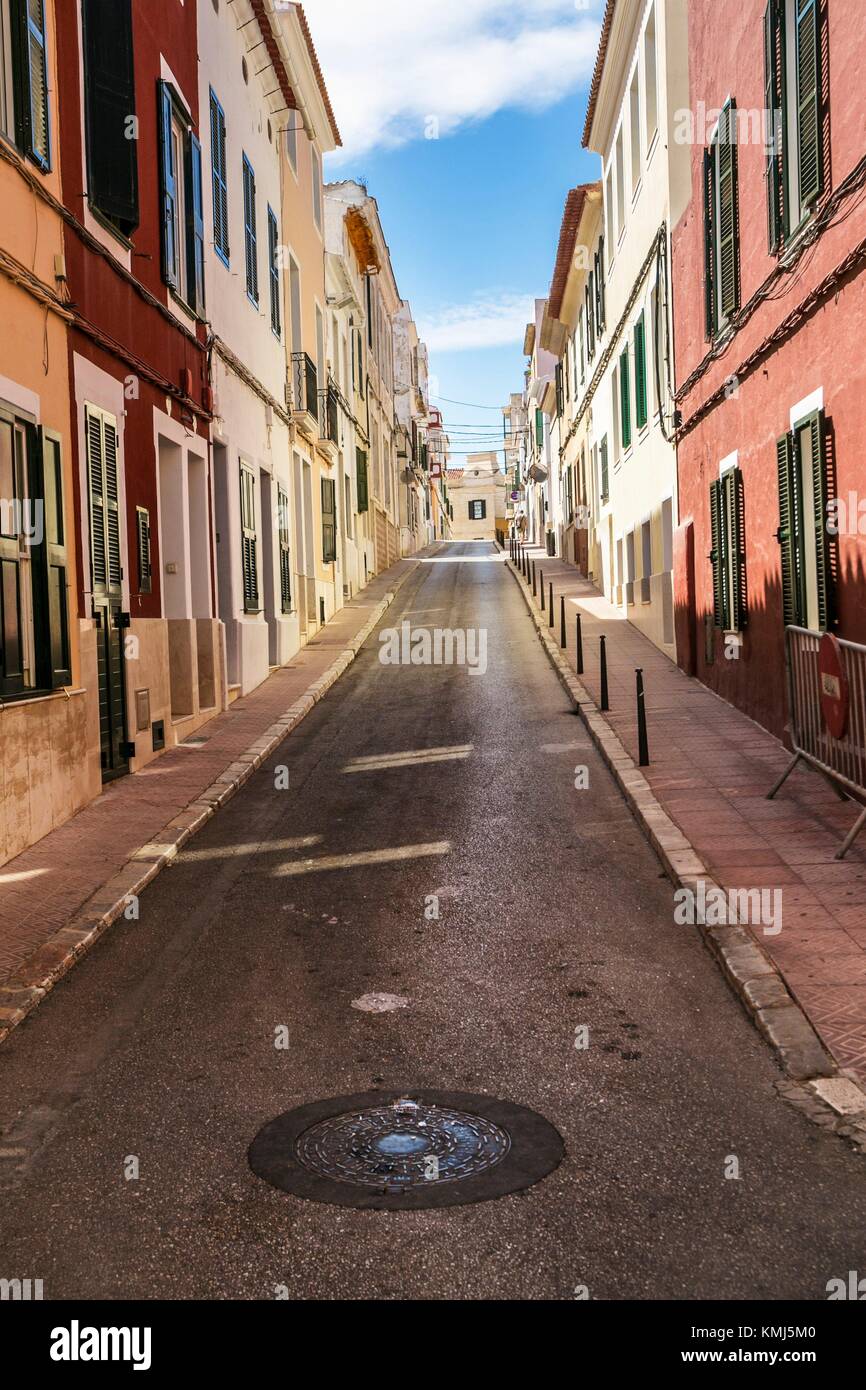 Mahón City. Maó Municipality. Menorca Island. Balearic Islands. Spain ...