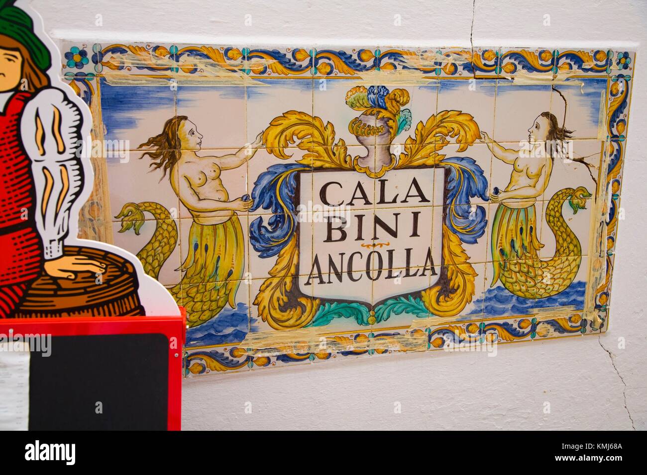 Cala de Biniancolla.Minorca. Balearic Islands. Spain Stock Photo - Alamy