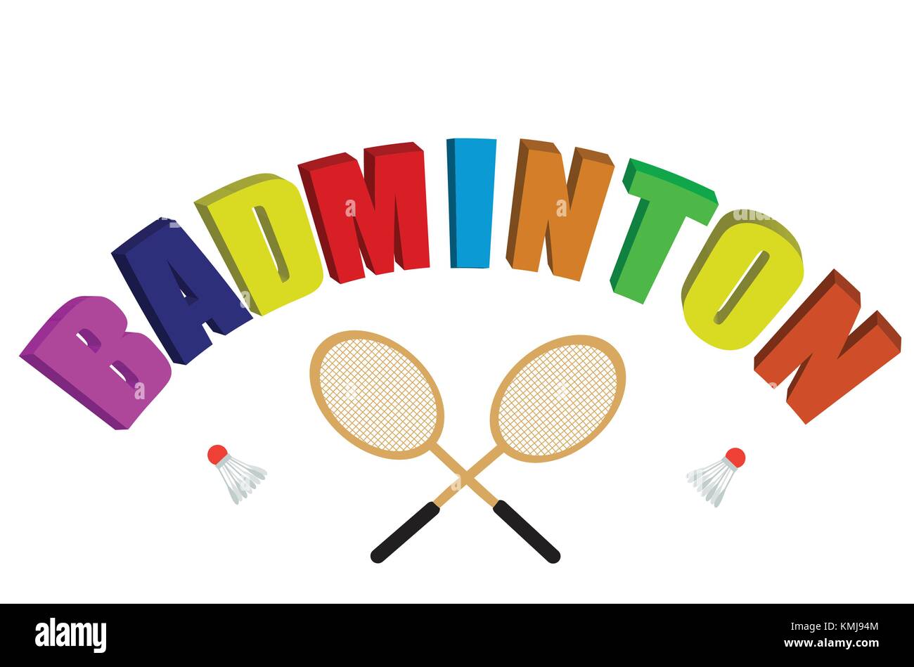 Racket and shuttle Stock Vector Images - Alamy