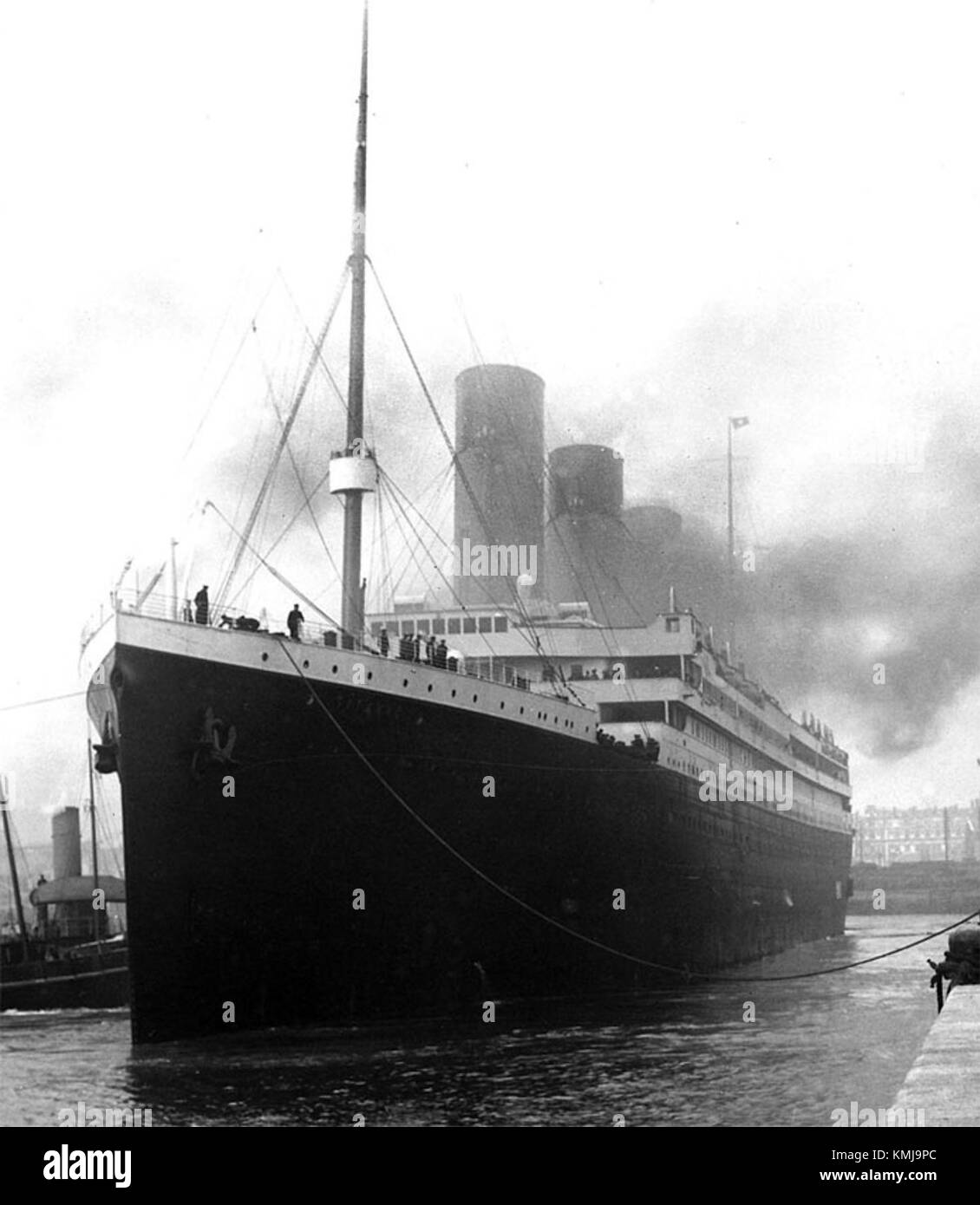 Titanic in Southampton (cropped Stock Photo - Alamy