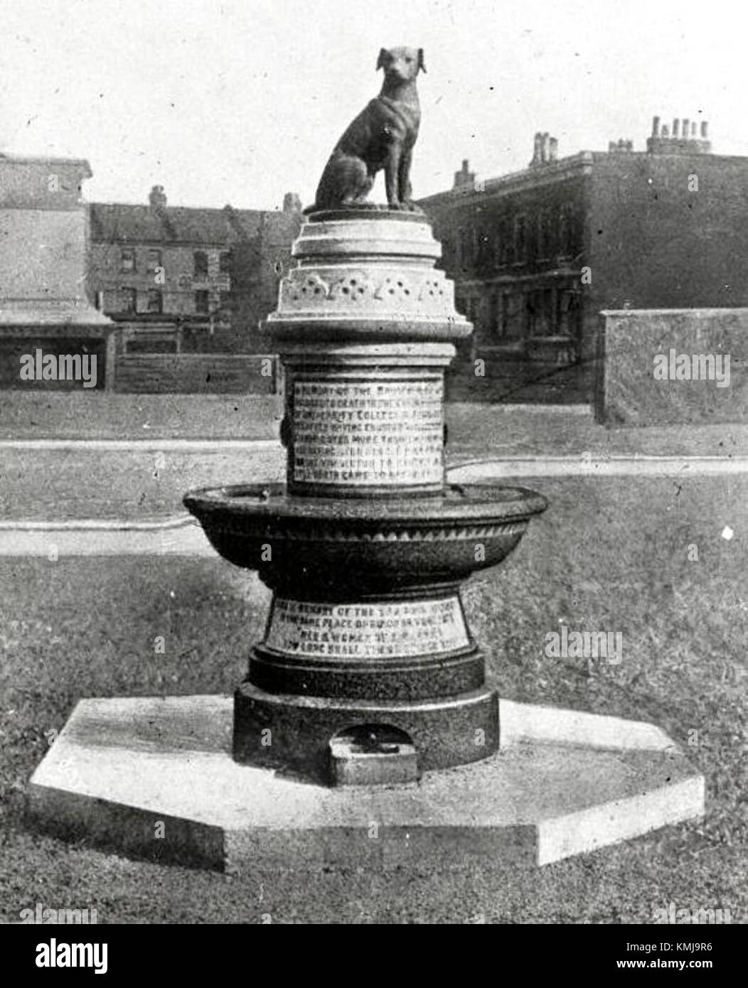 The Brown Dog statue, located in Battersea, London, is a public ...