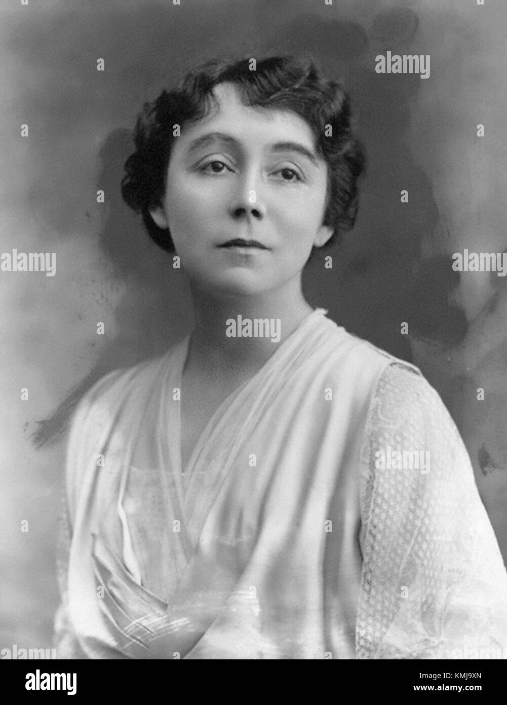 A portrait of Helen Haye, a British actress from the early 20th century ...