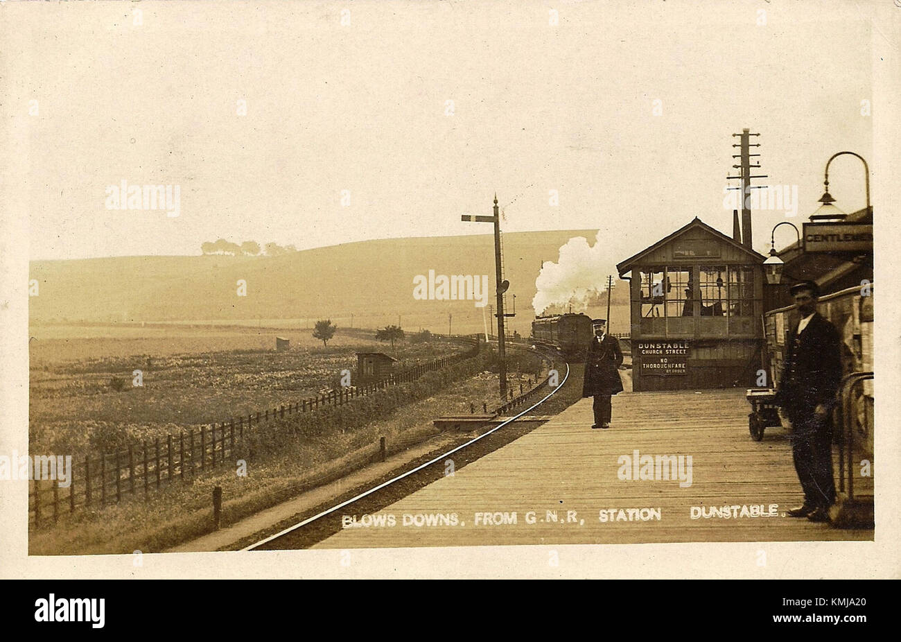 Dunstable Town railway station, located in Bedfordshire, England, is a ...