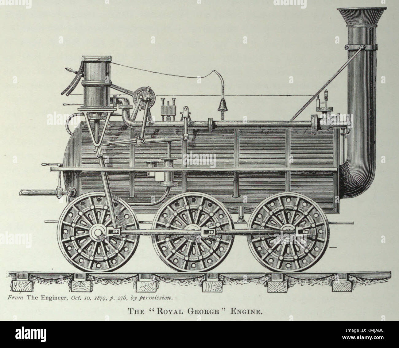 The Royal George locomotive is a historical steam engine, notable for ...