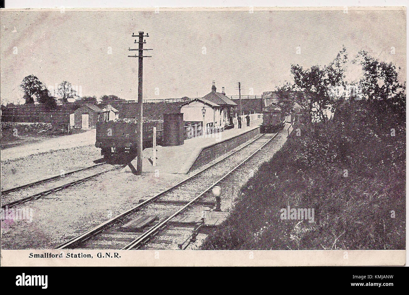 Smallford railway station is located in Hertfordshire, England, serving ...