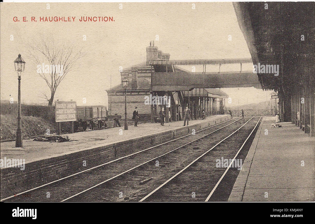 Haughley railway station is located in Suffolk, England. It serves as a ...